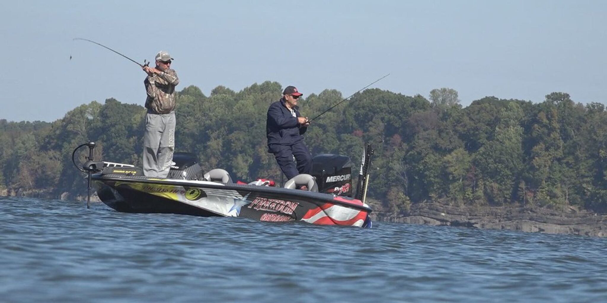 Strong competition at regional bass fishing tournament on Barren River ...